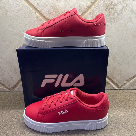 Fila | Shoes | Fila Panache Sneaker Redwhitewhite | Poshmark